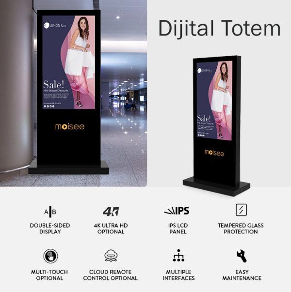 Dijital Totem - Moipro | Digital Signage ve Profesyonel Görüntüleme Sistemleri